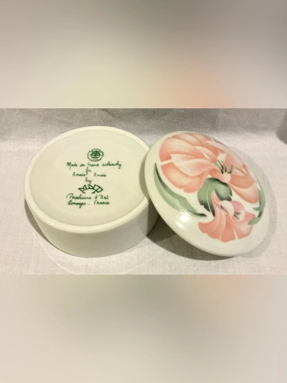Limoges | Accents | Anais Anais Limoges France Porcelain Dart Trinket ...